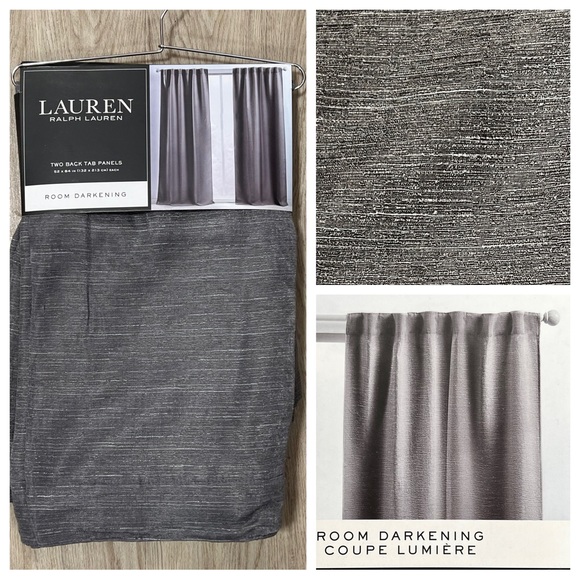 Ralph Lauren Accents Ralph Lauren 84 In Leda Dark Grey Room